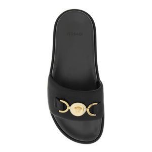 Versace | Shoes | Versace Medusa Biggie Satin Platform Slides | Poshmark